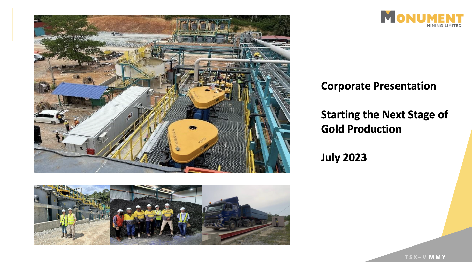 Presentation and Factsheet | Monument Mining Limited